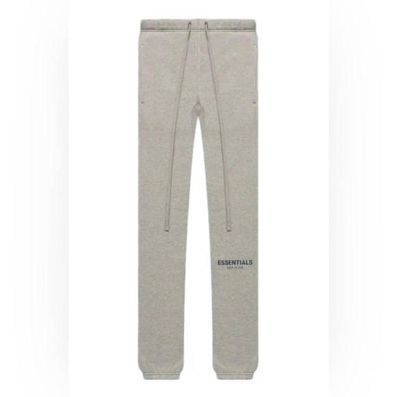 Essentials | Pants | Fear Of God Essentials Dark Oatmeal Heather ...